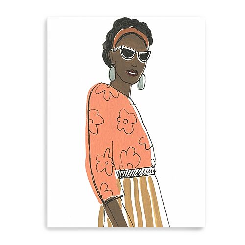 Click here for Fashion Vignette Iii Giclee Canvas Art  One Size... prices