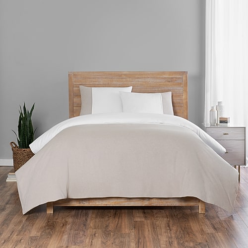 Click here for Vue Kinsley Chambray 3pc Duvet Set  One Size  Beig... prices