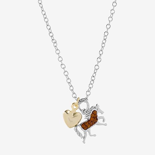 Click here for Sparkle Allure Horse Womens Brown Crystal 14K Gold... prices
