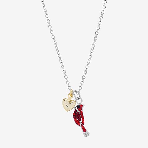 Click here for Sparkle Allure Womens Red Crystal 14K Gold Over Br... prices