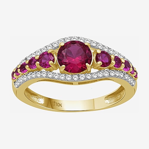 Click here for Womens Gemstone & 1/4 CT. T.W. Lab-Grown Diamond 1... prices