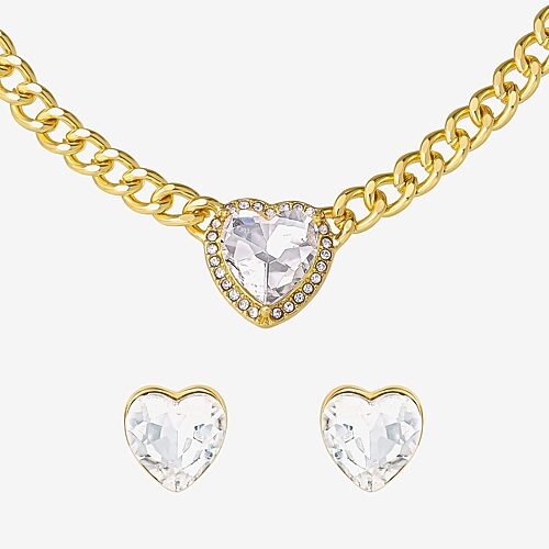 Click here for JS Jessica Simpson Gold Tone Collar Necklace & Stu... prices