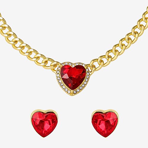 Click here for JS Jessica Simpson Gold Tone Collar Necklace & Stu... prices