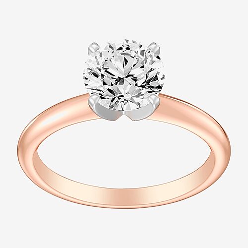 Click here for 2 CT. Round Lab-Grown (G / SI2) Diamond Solitaire... prices