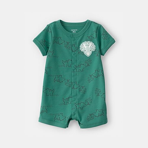 Click here for Baby Boy (3-24M) Carters(R) Dino Shorts Romper prices