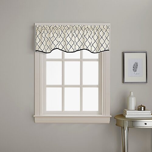 Click here for CHF Morocco Rod Pocket Scallop Valance  One Size... prices