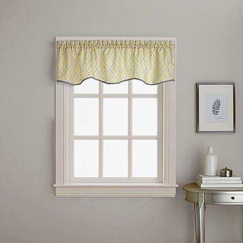 Click here for CHF Morocco Rod Pocket Scallop Valance  One Size... prices