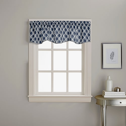 Click here for CHF Morocco Rod Pocket Scallop Valance  One Size... prices