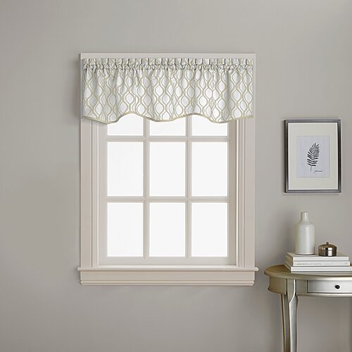 Click here for CHF Morocco Rod Pocket Scallop Valance  One Size... prices