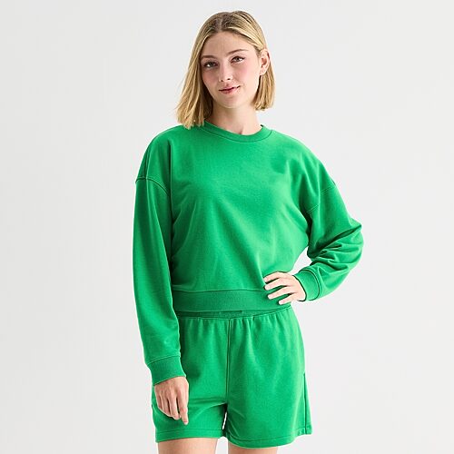 Click here for Xersion Womens Crew Neck Long Sleeve Sweatshirt  S... prices