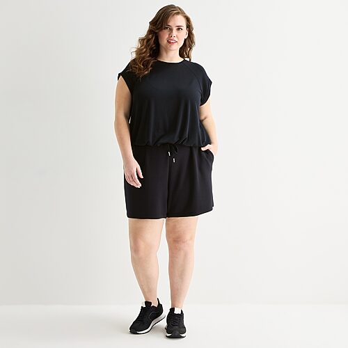 Click here for Stylus Womens Plus Pull-On Short  1x  Black prices