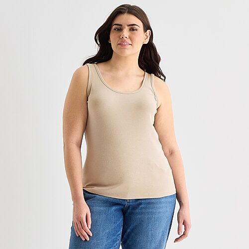 Click here for A.N.A Womens Plus U Neck Sleeveless Tank Top  4x... prices