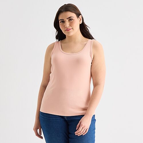 Click here for A.N.A Womens Plus U Neck Sleeveless Tank Top  0x... prices