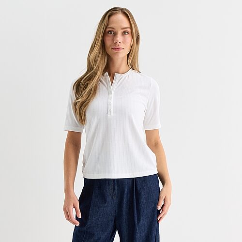 Click here for Liz Claiborne Womens Short Sleeve Regular Fit Henl... prices