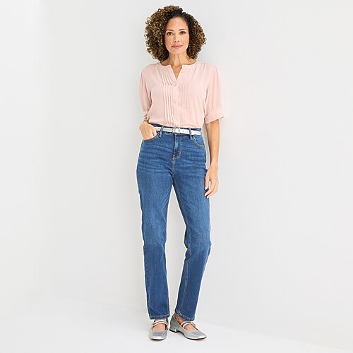 Click here for Liz Claiborne Lana Womens High Rise Straight Leg J... prices