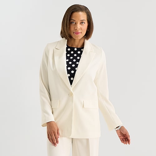 Click here for Liz Claiborne Womens Relaxed Fit Blazer  8 Petite... prices