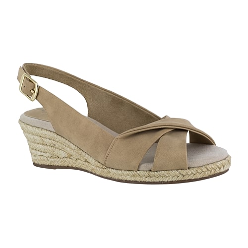 Click here for Easy Street Womens Maureen Wedge Sandals  12 Mediu... prices