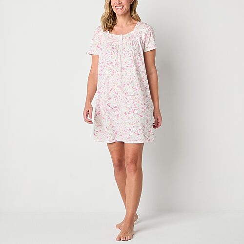 Click here for Adonna Womens Short Sleeve Nightgown  Petite X-lar... prices