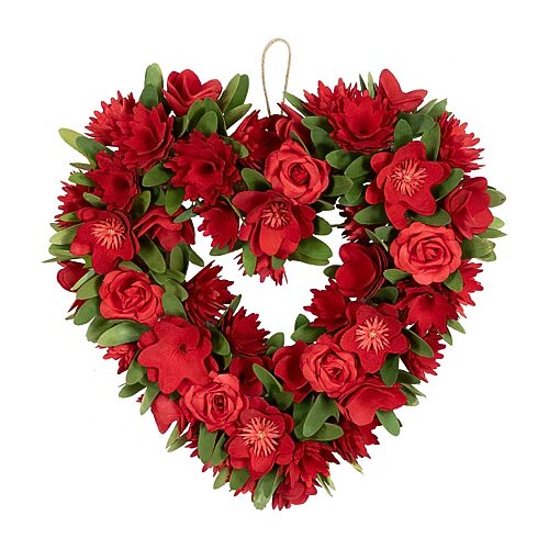 Click here for Northlight Mixed Floral Wreath  One Size  Red prices