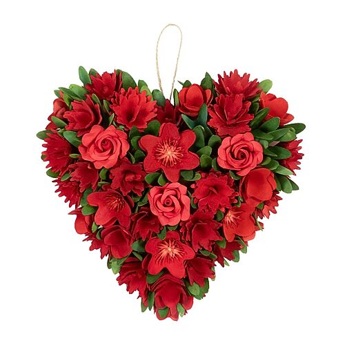 Click here for Northlight Mixed Flowers Wreath  One Size  Red prices