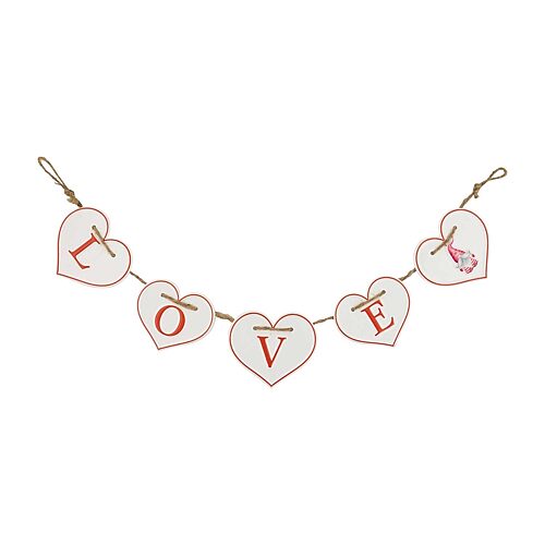 Click here for Northlight Hearts Love Wall Sign  One Size  White prices