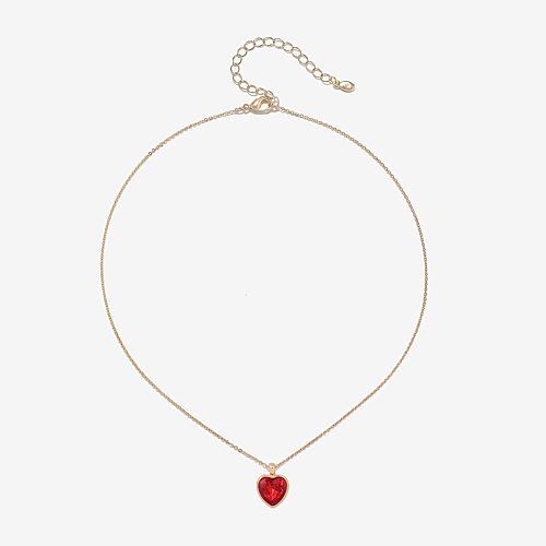 Click here for Bijoux Bar Delicates Gold Tone Womens Red Glass He... prices