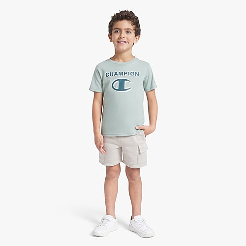 Click here for Champion Boys 4-7 Crewneck T-Shirt and Cargo Short... prices