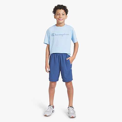 Click here for Champion Boys 8-20 Pull-On Woven Shorts - Lyons Bl... prices