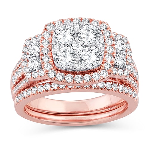 Click here for Womens 2 CT. T.W. Natural White Diamond 14K Gold C... prices