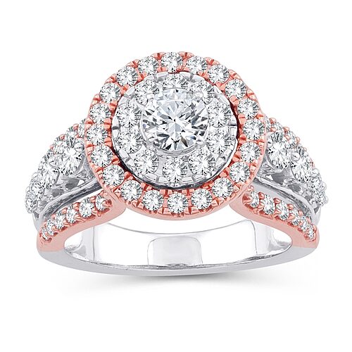 Click here for Womens 2 CT. T.W. Natural White Diamond 10K Gold R... prices