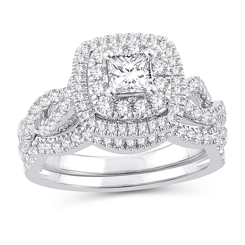 Click here for Womens 1 1/8 CT. Natural White Diamond 10K Gold Cu... prices