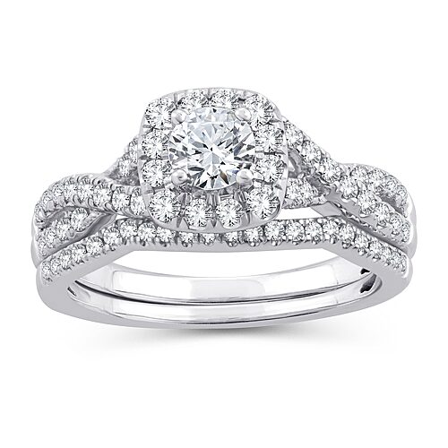 Click here for Womens 1 CT. T.W. Natural White Diamond 10K Gold C... prices