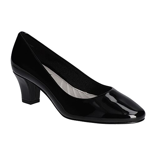 Easy Street Womens Ballari Pumps - Black Patent