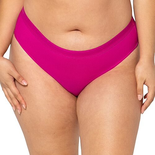 Click here for Curvy Couture Sheer Mesh High Cut Brief-1313  Larg... prices