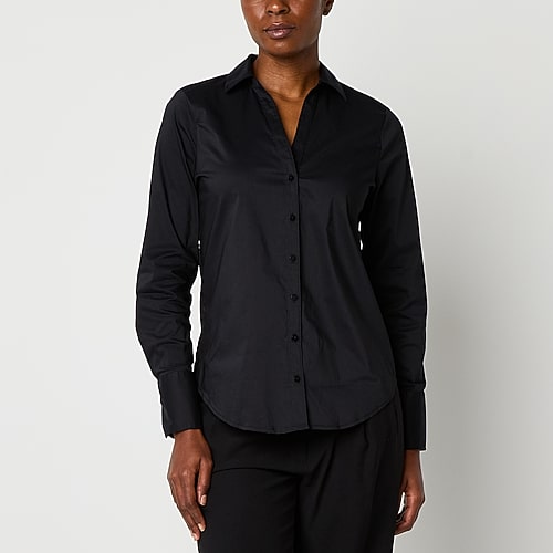 Click here for Worthington Womens Cuffed Long Sleeve Regular Fit... prices