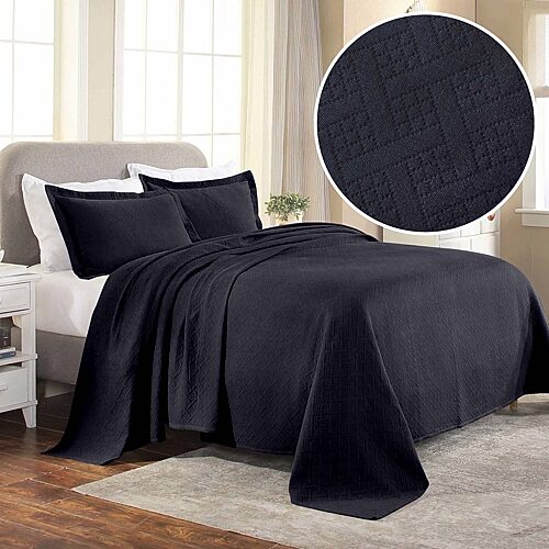 Click here for Superior Jacquard Matelasse Cotton Basketweave 3pc... prices