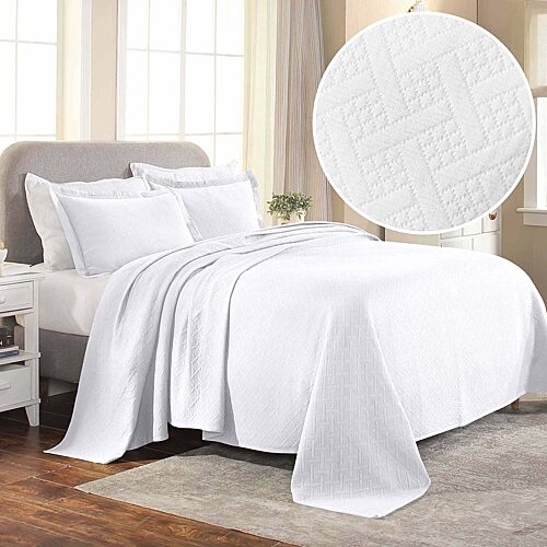 Click here for Superior 100 Cotton Basketweave Matelasse All-Seas... prices