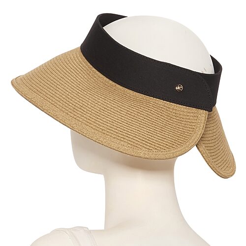 Click here for Liz Claiborne Fabric Straw Rollup Womens Visor  On... prices