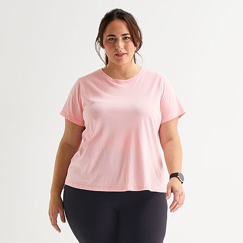 Click here for Xersion Womens Cotton Crew Neck Short Sleeve T-Shi... prices