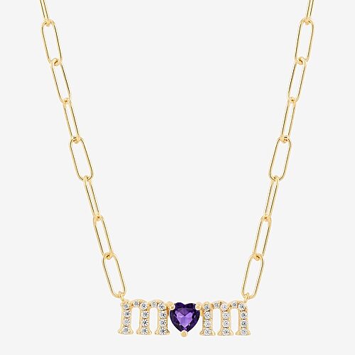 Click here for Limited Quantities! Mom Womens Genuine Purple Amet... prices