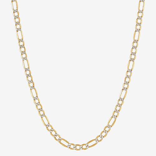 Click here for Made in Italy Womens 10K Gold 22 Inch Figaro Chain... prices