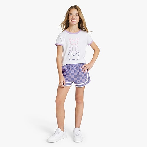Click here for Champion Big Kid Girls Running Short  Small (7-8)... prices