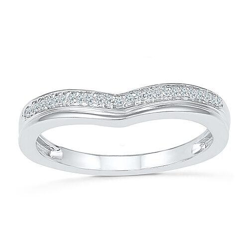 Click here for Womens 1/10 CT. T.W. Natural White Diamond 10K Gol... prices