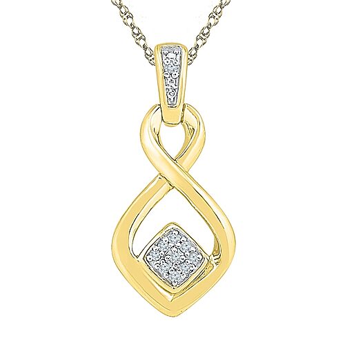 Click here for Womens Diamond Accent Natural White Diamond 10K Go... prices