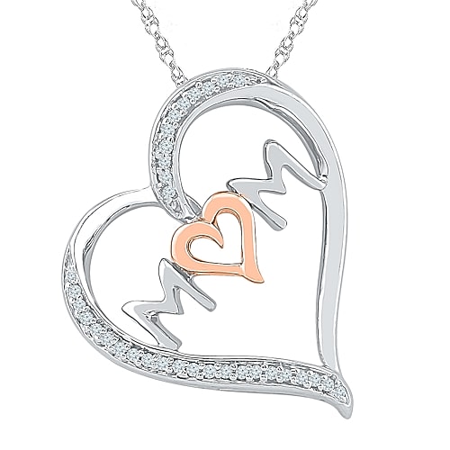 Click here for Mom Womens 1/10 CT. T.W. Natural White Diamond 10K... prices