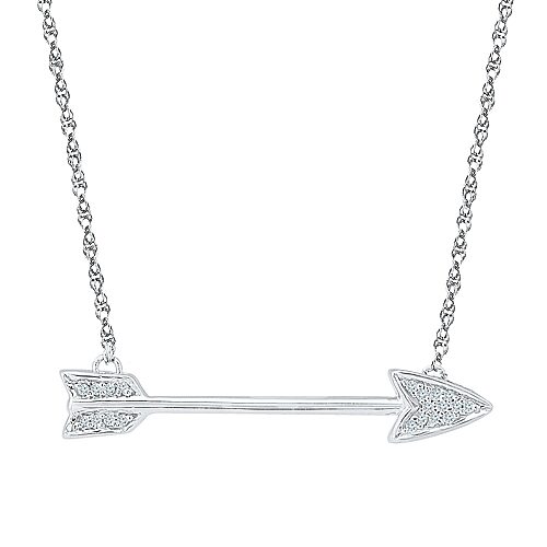 Click here for Womens Diamond Accent Natural White Diamond Sterli... prices