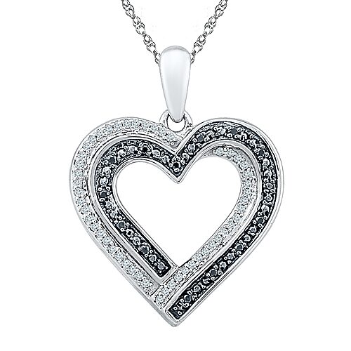 Click here for Womens 1/6 CT. T.W. Natural Black Diamond Sterling... prices