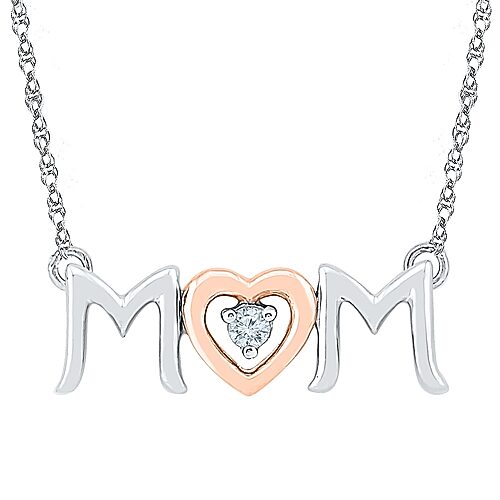 Click here for Mom Womens Diamond Accent Natural White Diamond 10... prices