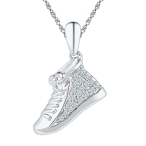 Click here for Sneaker Womens 1/6 CT. T.W. Natural White Diamond... prices