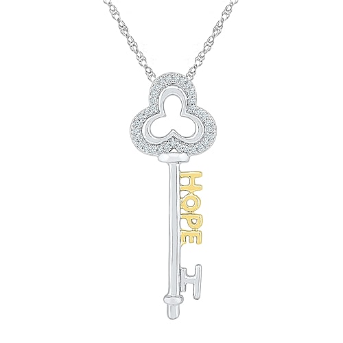 Click here for Hope Womens 1/10 CT. T.W. Natural White Diamond 10... prices